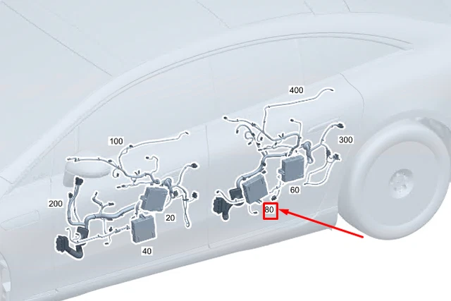 MERCEDES-BENZ EQS V297 Rear Left Door Control Unit A2239006731 NEW ...
