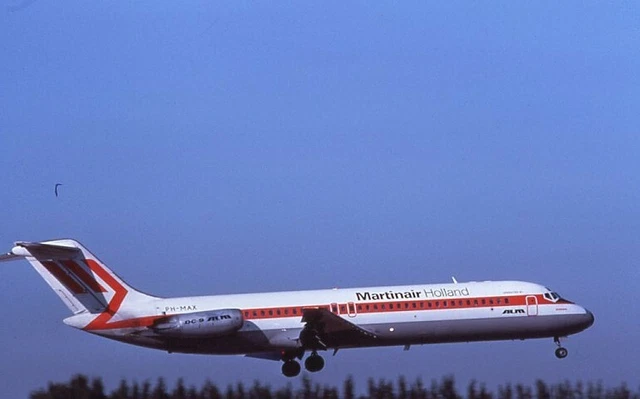MARTINAIR HOLLAND DOUGLAS DC-9 ALM Sticker PH-MAX - Ecktachrome 35mm ...