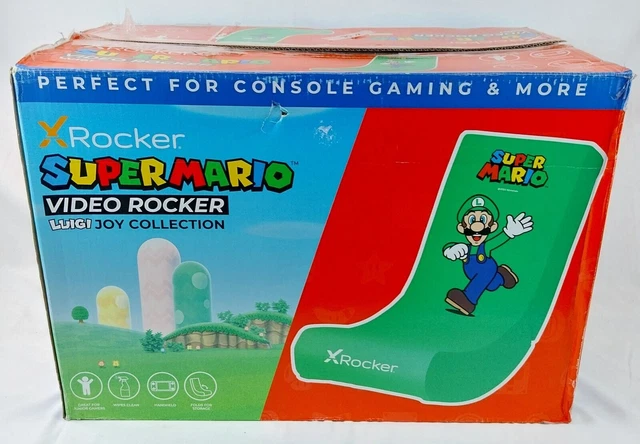 X ROCKER NINTENDO Super Mario Floor Rocker Gaming-Stuhl Luigi Edition # ...