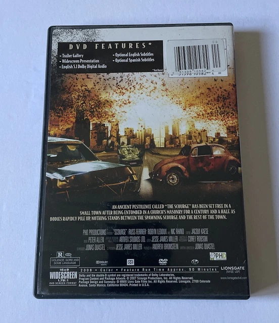 SCOURGE DVD 2008 Russell Ferrier Robyn Horror RARE $12.95 - PicClick CA