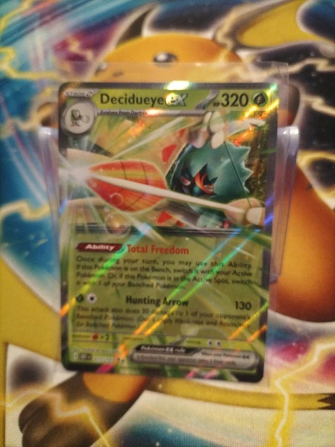 POKÉMON TCG DECIDUEYE ex SV03: Obsidian Flames 015/197 Holo Double Rare ...