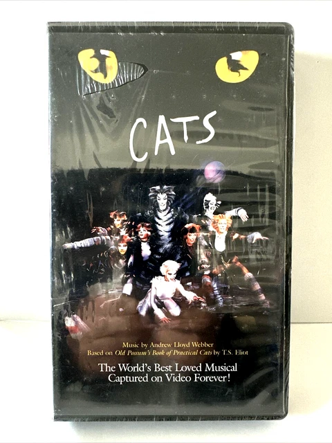 CATS : THE Musical VHS 1998 Movie Rare Clamshell Version ~ Brand New ...