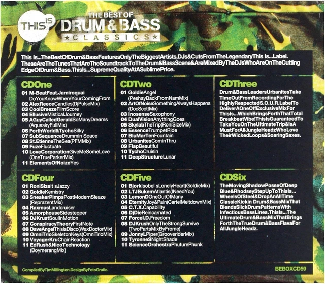 VARIOUS THE BEST of Drum & Bass (CD) EUR 32,13 - PicClick FR