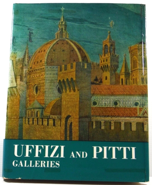 THE UFFIZI AND Pitti Galleries Museum Art Gallery book HCDJ 1964 ...