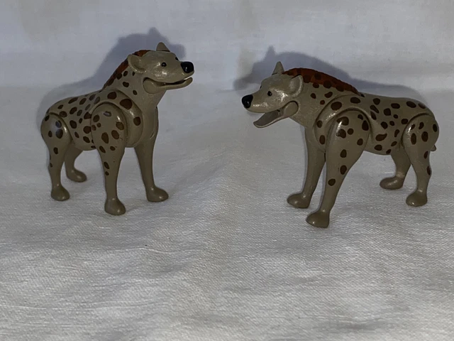 PLAYMOBIL COUPLE DE Hyènes Animaux 4829 Zoo Savane EUR 14,00 - PicClick FR