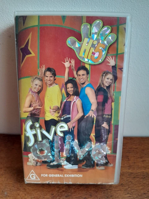 HI-5 FIVE ALIVE VINTAGE VHS VCR TAPE 2001 G KIDS CHILDREN VGC Free Post ...