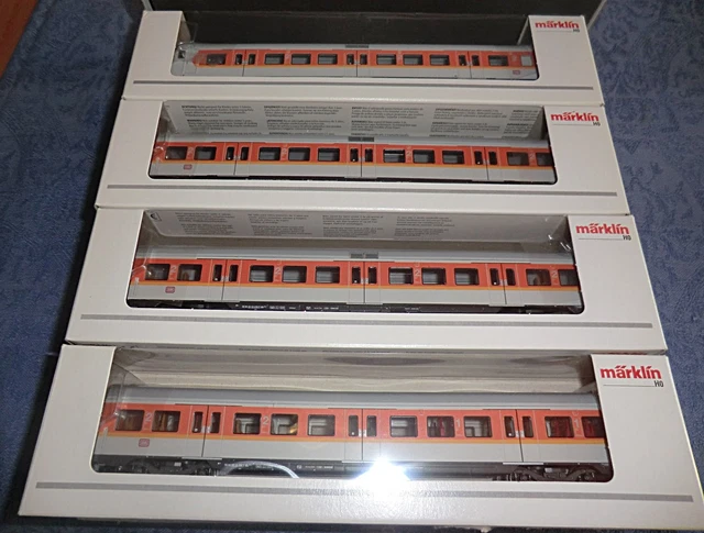 MÄRKLIN 43892 4TLG.S-BAHN Wagen-Set der DB OVP Topp EUR 129,50 - PicClick DE