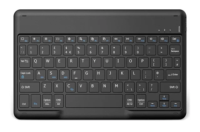 EASYACC BLUETOOTH KEYBOARD ultra slim wireless keyboard quiet portable ...