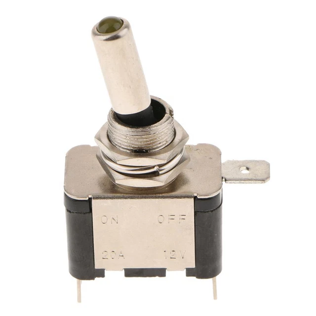12V 20A 2PIN Mini Toggle Switch ON/OFF For with light £4.92 - PicClick UK