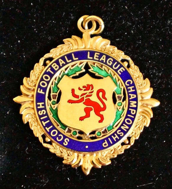 14.1GM 9CT GOLD Football Medal. Scottish Div 3 Champions 1995-96 ...