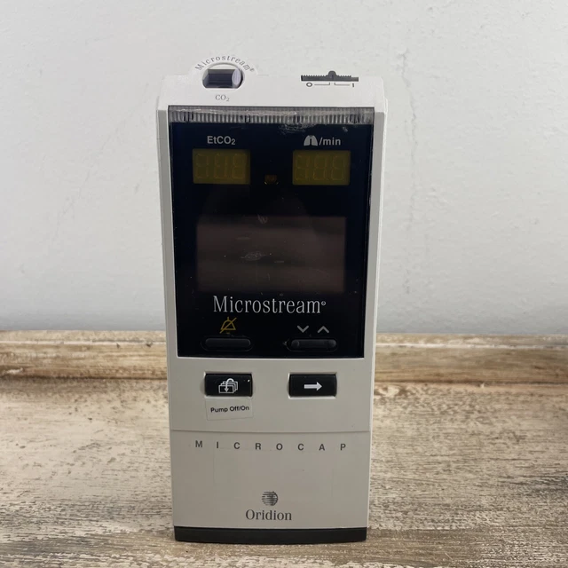 ORIDION MICROCAP PORTABLE HANDHELD CAPNOGRAPHY MONITOR EtCO2 ...