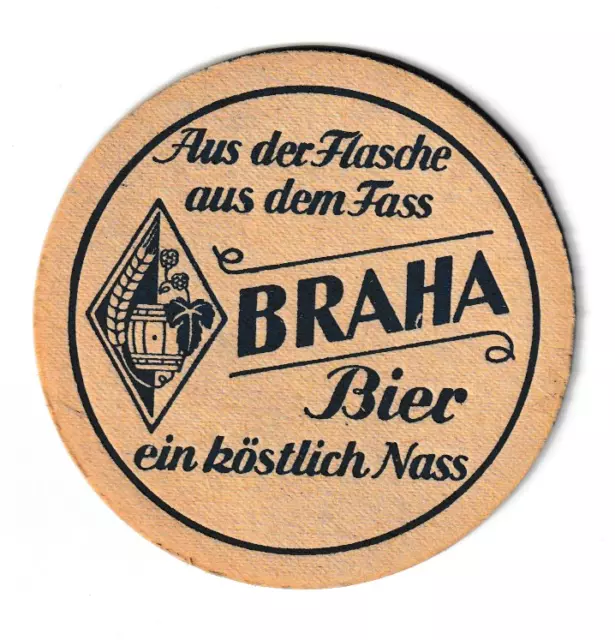 ALTER BIERDECKEL - Brauerei- Braha Biere EUR 1,51 - PicClick DE