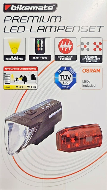 Bikemate Premium Led Lampenset