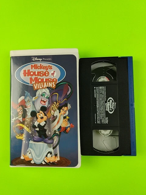 MICKEY'S HOUSE OF Mouse Villains (VHS, 2002, Standard, Clamshell)-049 ...