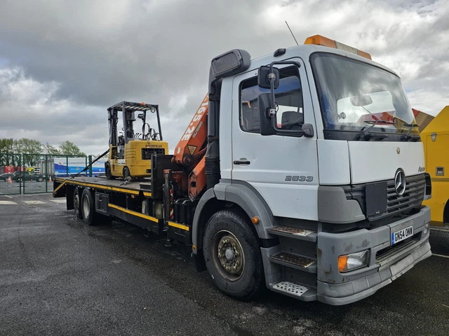 MERCEDES AXOR 2533 Hiab Plant Lorry Cheese Wedge Body £14,500.00 ...
