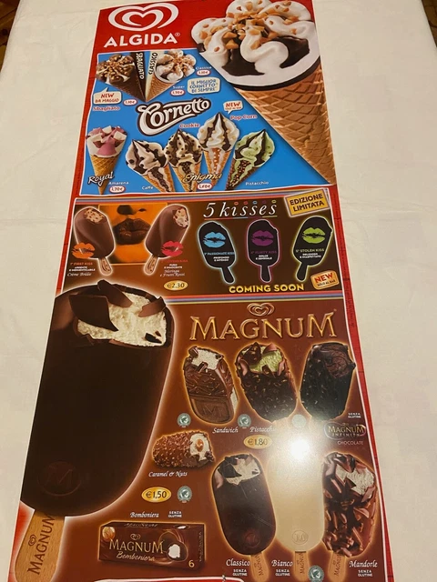 INSEGNA TABELLA GELATI algida EUR 25,00 - PicClick DE