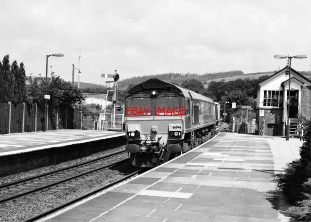 PHOTO CLASS 66 Loco No 66046 At Lostwithiel Railway Station Sigbox And ...