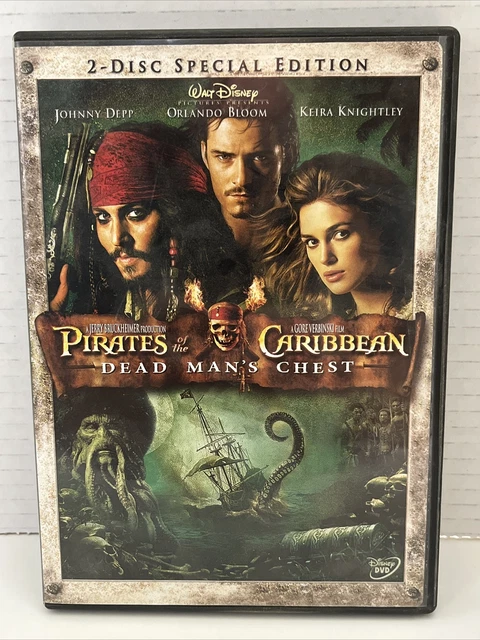 PIRATES OF THE Caribbean: Dead Mans Chest (DVD, 2006, 2-Disc Set ...