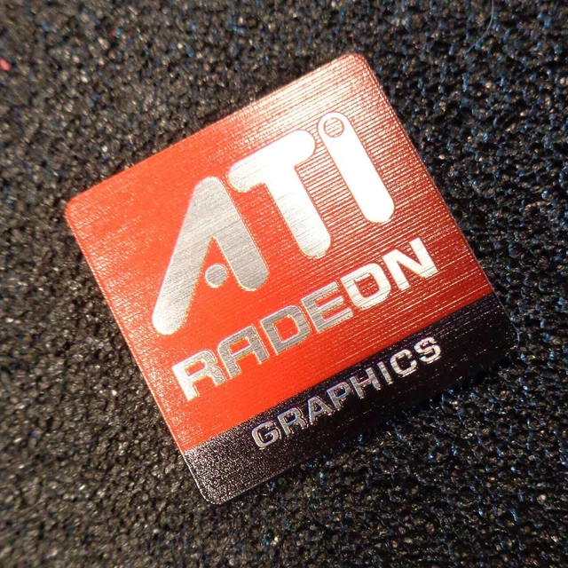 ATI RADEON RETRO PC Logo Label Decal Case Sticker Badge [498] $3.49 ...