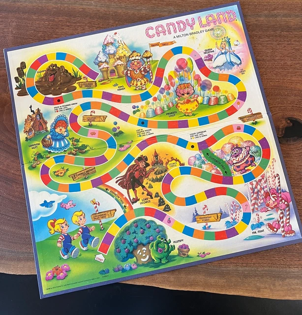 VINTAGE 1984 MILTON Bradley’s Candy Land GAME BOARD ONLY $10.00 - PicClick