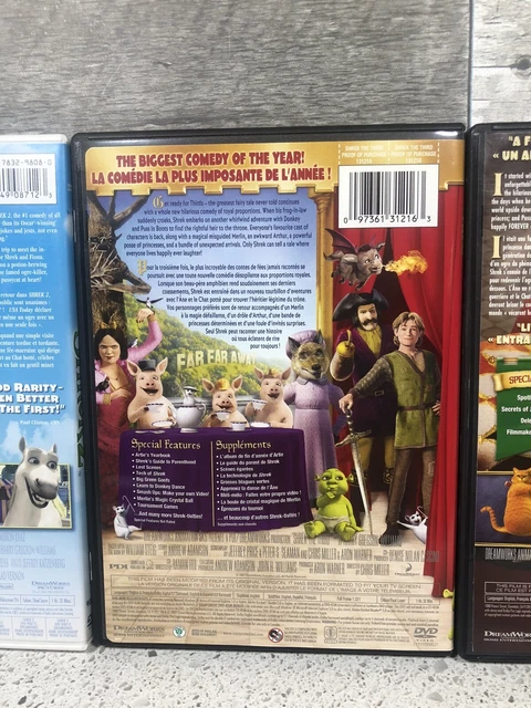 SHREK 1, 2, 3 & 4 Shrek The Final Chapter DVD Collection 4 Movies $19. ...