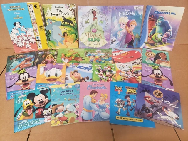 LOT OF 20 Walt Disney Popular Cartoon Children Picture Kids Books - MIX ...