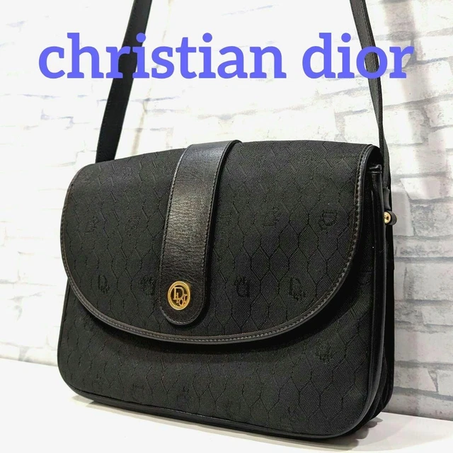 AUTHENTIC BEAUTIFUL CHRISTIAN Dior shoulder bag honeycomb pattern ...