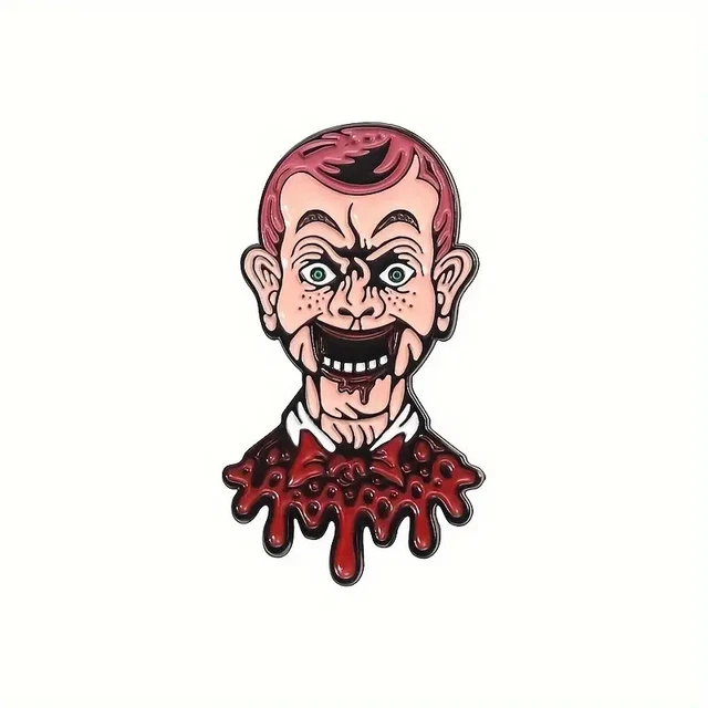 GOOSEBUMPS SLAPPY VENTRILOQUIST DUMMY unofficial pin badge rare £5.00 ...