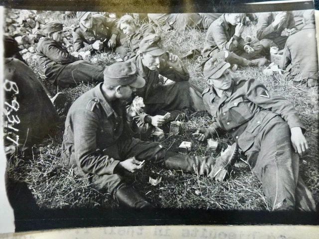 ORIGINAL PHOTO WW2: D-DAY_ CLIFF_German prisoners_August 1944 £25.74 ...