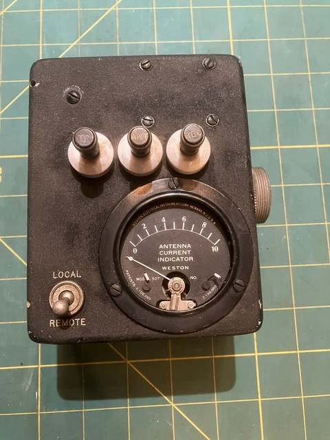VINTAGE WWII US Army Air Corps Aircraft Antenna Relay Unit BC-442-A HAM ...