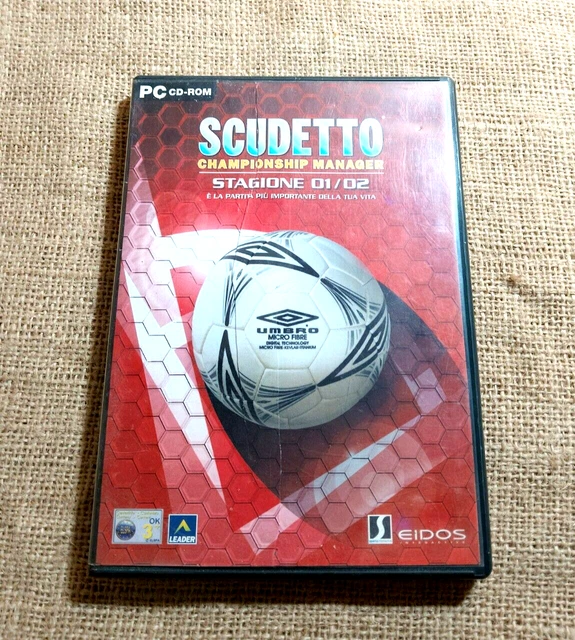 GIOCO VIDEOGIOCO PER Pc Scudetto Championship Manager Stagione 01 02 Cd ...