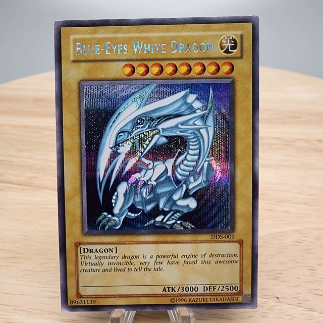 RARE BLUE Eyes White Dragon Yu-Gi-Oh Card DDS-001 See Photos for Condition EUR 602,93 - PicClick FR