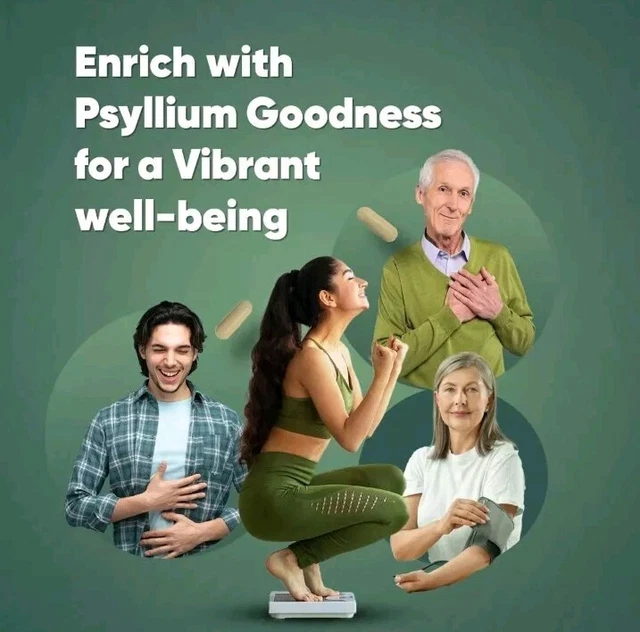 Psyllium Husk 180 Organic Capsules Colon Cleanse Detox Digestion Gut Health £950 Picclick Uk