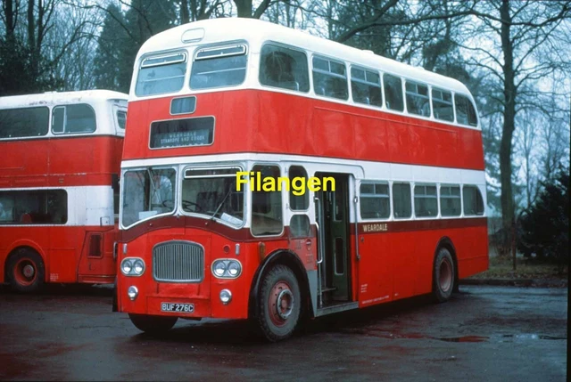 ORIGINAL BUS COLOUR SLIDE Weardale Motor Services Leyland PD3 BUF276C £ ...