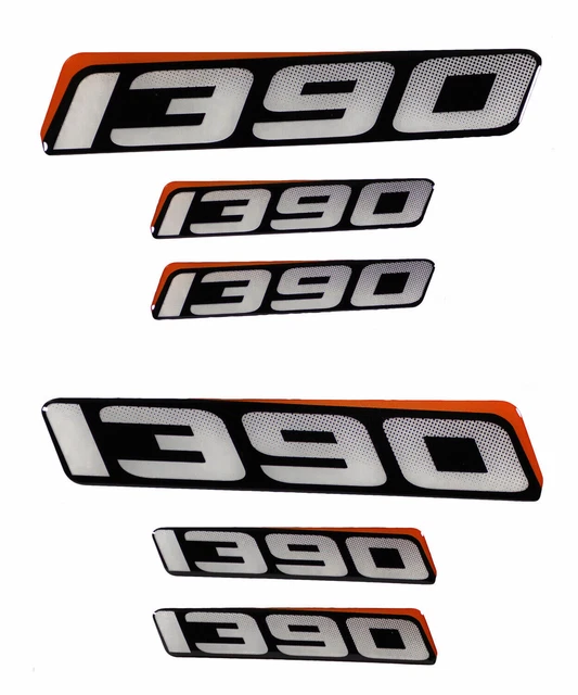 LETTRAGE LOGO 3D 6 pièces 1390 compatible avec l'emblème autocollant ...