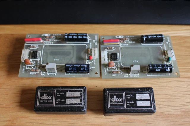 2 X DBX 202 MCI black can + daughterboards - vintage VCAs - SSL 4000 compressor £13.12 - PicClick UK