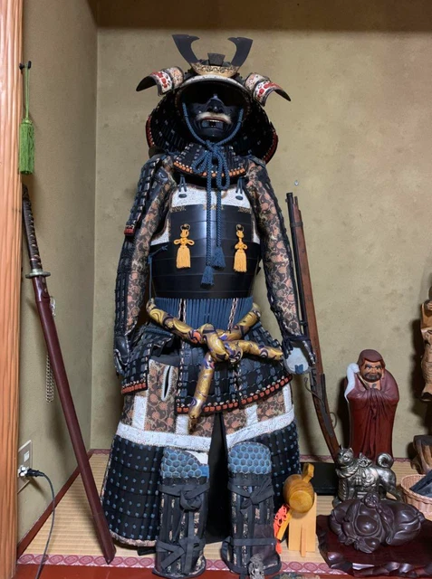 OLD VINTAGE JAPANESE Samurai Shogun Armor Kounin 薩摩住光忍 1600s era w/Box £1,382.29 - PicClick UK