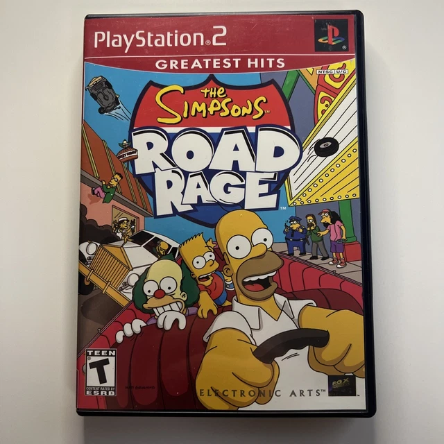 The Simpsons Road Rage Playstation 2 2001 Greatest Hits Complete W