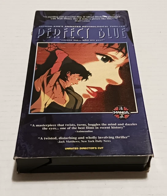 PERFECT BLUE VHS English Dubbed Anime Unrated Director's Cut! RARE! £52 ...