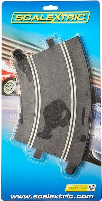 GREENHILLS SCALEXTRIC SPORT Track Radius 2 45 Degree Curve x 2 C8206 ...