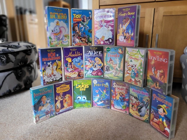 DISNEY & PIXAR 17 VHS Bundle (PAL) £7.50 - PicClick UK
