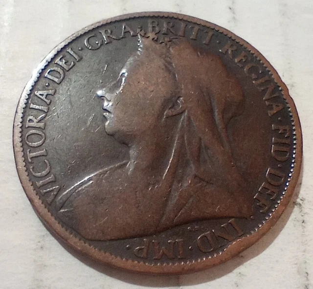 ONE 1 PENNY 1900 UK GB Coin Queen Victoria Great Britain Old Head 5 99 one-1-penny-1900-uk-gb-coin-queen-victoria-great-britain-old-head-5-99