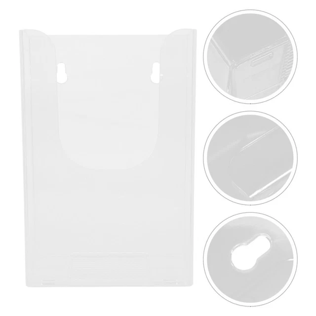 2 PCS WALL Mount Document Holder Brochure Display Stand Flyer Rack $37. ...