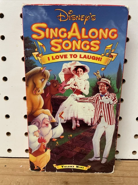 Disneys Sing Along Songs Mary Poppins Vhs Volume Nine I Love To