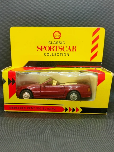 SHELL CLASSIC SPORTSCAR collection Mercedes Benz 500SL modelcar diecast ...