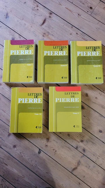 LETTRES DE PIERRE introduction de Jean Prieur 5 tomes EUR 70,00 ...