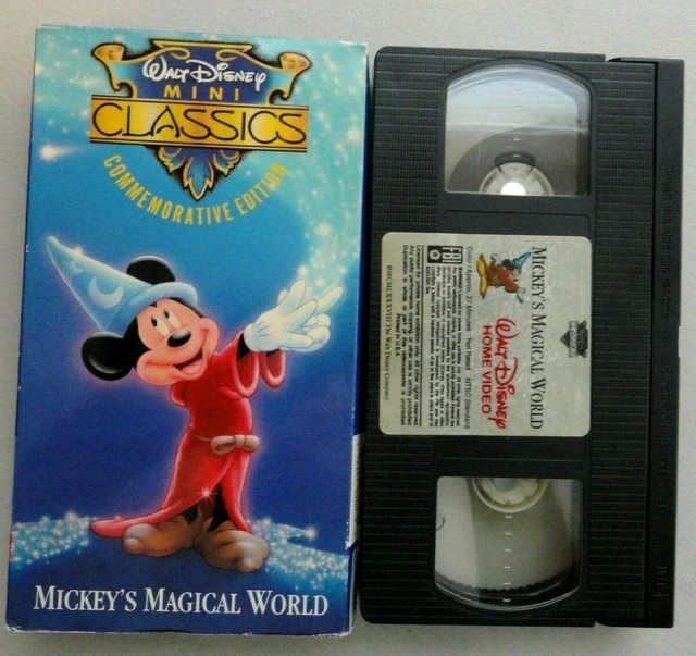 Walt Disney Mini Classics Vhs Video Commemorative Edition Mickeys