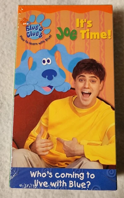 BLUE'S CLUES IT'S Joe Time VHS Video Tape 2002 Nickelodeon Nick Jr ...