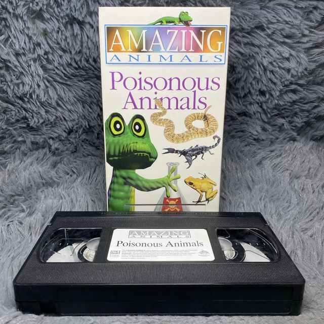 AMAZING ANIMALS: POISONOUS Animals VHS Tape 1996 DK Vision Disney ...