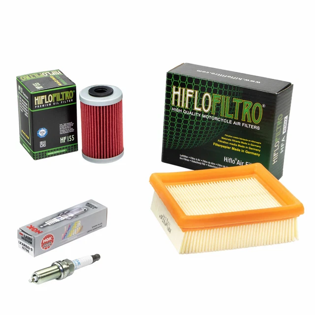 PACK DE MAINTENANCE pour KTM Duke 125 200 390 15-16 Filtre à Air ...